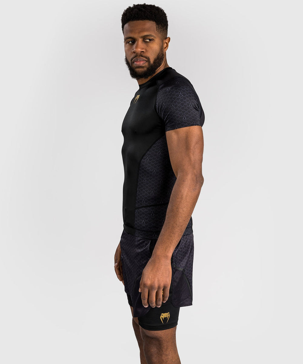 Venum x Assassins Creed Shadows Rashguards Short Sleeves - Black ...