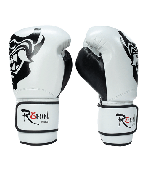Ronin Prime Boxing Gloves - White/Black | Official Venum | Rõnin Sports ...