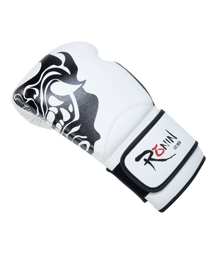 Ronin Origin Boxing Gloves - White/Black – Rōnin Sports Apparel