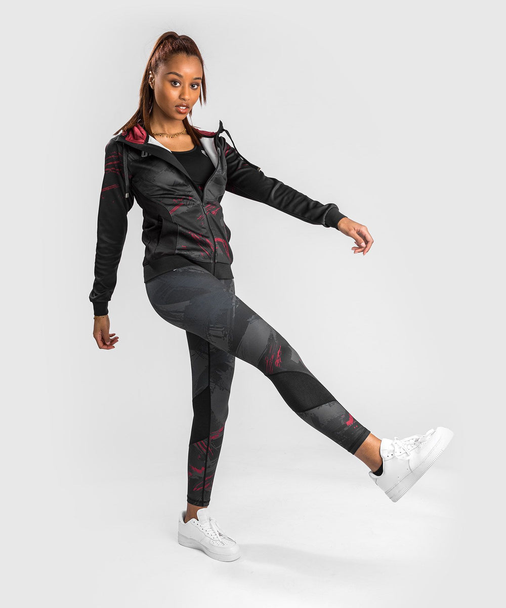 UFC VENUM Authentic Fight Week Women’s 2.0 Zip Hoodie - Black/Red ...